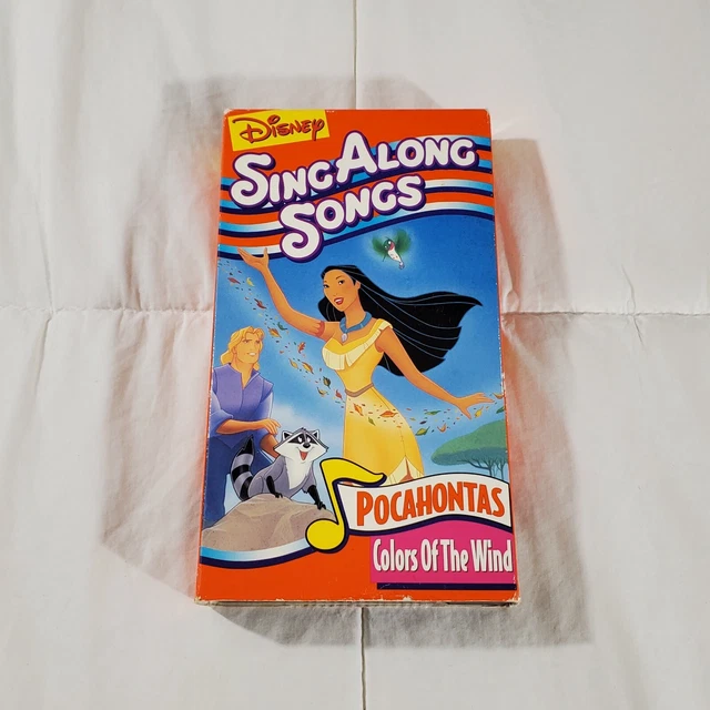 DISNEY'S SING ALONG Songs - Pocahontas: Colors of the Wind (VHS, 1995 ...