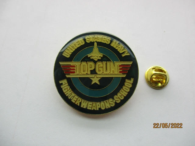 TOP GUN MAVERICK Tom Cruise Film Movie Us Navy Plane Enamel Pin Badge ...