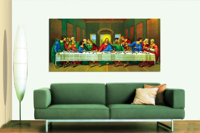 3D LAST SUPPER 376 Wall Stickers Vinyl Murals Wall Print Decal Art AJ ...