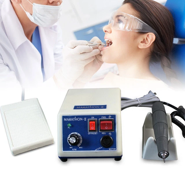 DENTAL LABOR MIKROMOTOR Micromotor 35K RPM mit Handstück Zahntechnik N3 ...