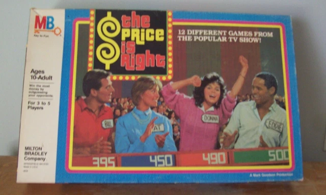 1986 MILTON BRADLEY Price Is Right Game - Complete With Instructions ...