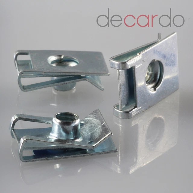 5X M6 MOUNTING CLIP SHEET METAL NUT BODY for PEUGEOT & RENAULT £6.82 ...