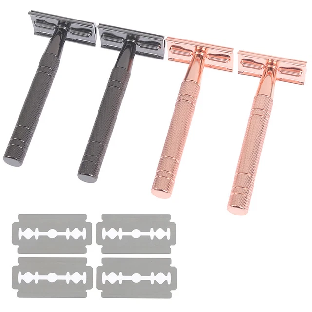 CLASSIC SHAVING DOUBLE Edge De Safety Razor + Free Blades Vintage ...