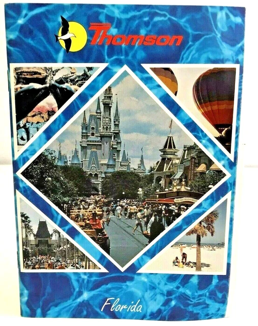 VINTAGE THOMSON FLORIDA USA Guide Travel Tourist Brochure Maps Holiday ...