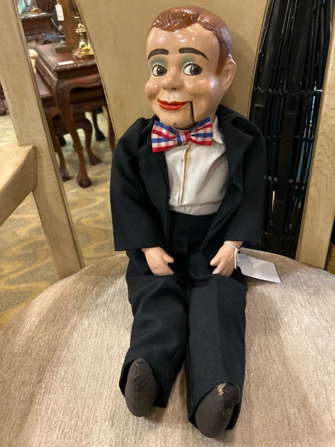 RARE COMPOSITE 24& Vintage Charlie McCarthy Ventriloquist Doll £260.54 ...