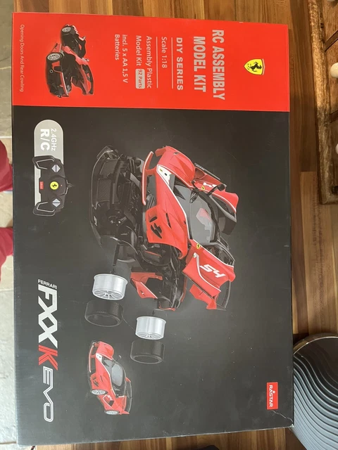 RASTAR FERRARI FXXK Evo RC Assembly Model Kit DIY Series remote control ...