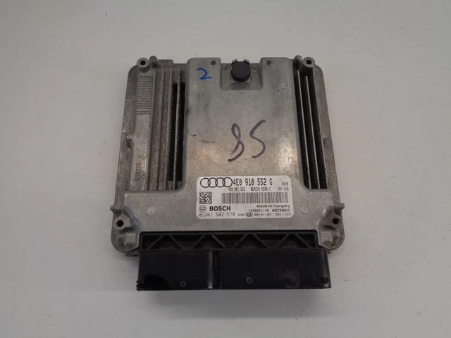 AUDI S8 4E V10 Motorsteuergerät 4E0910552G Engine Unit ECU Steuergerät ...