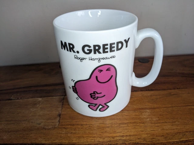 OFFICIAL MR MEN Mr Greedy Extra Large/Jumbo Tea Coffee Mug Cup EUR 15 ...