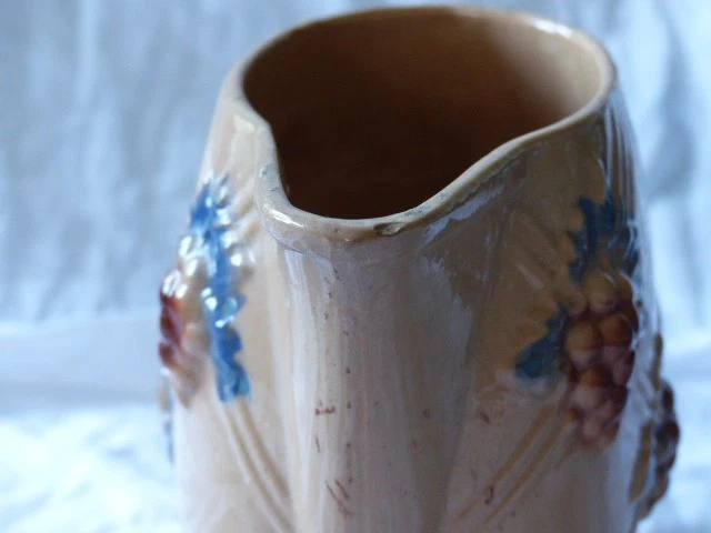 ANCIEN PICHET EN Faience De Digion Sarreguemines A Decor De Raisins En ...