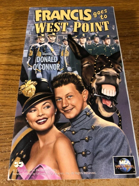 FRANCIS GOES TO West Point VHS Tape Movie Used Lori Nelson, Donald O ...