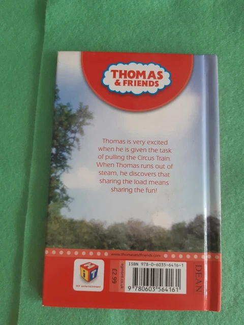 THOMAS & FRIENDS, Thomas And The Circus Children's Hardback Illustrated ...