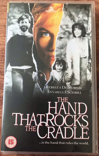 VHS VIDEO. THE Hand that Rocks the Cradle. Rebecca De Morney, Annabella ...