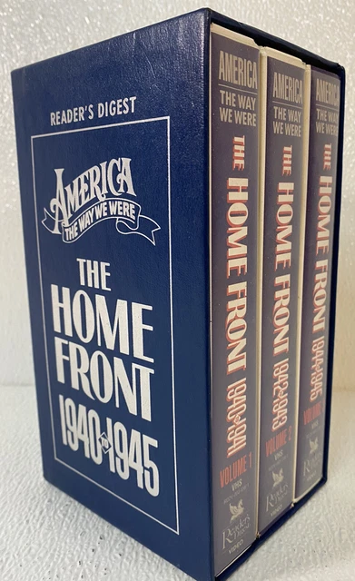 AMERICA THE WAY We Were The Home Front 1040-1945 Readers Digest VHS Box ...