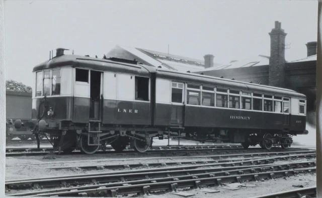 L&NER SENTINEL STEAM Railcar Number 237 “Rodney”, Real Photo £3.21 ...