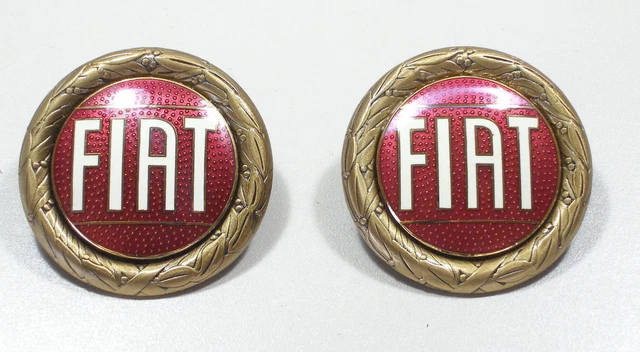 FIAT-EMBLEME FIAT X1/9, new emblems Fiat 124 , Fiat 850 EUR 53,50 ...