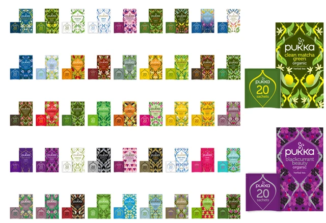 PUKKA TEA 12 x 20's Premium Enveloped Teabags Multi Pack Offers FULL ...