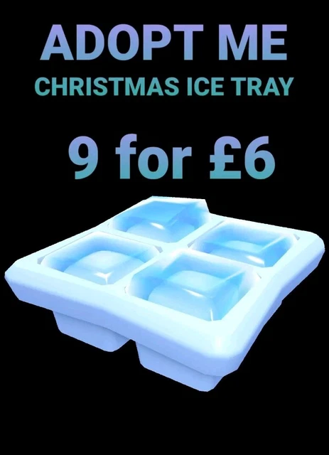 ADOPT A PET from me - The CHRISTMAS ICE TRAY - adopt from me £6.00 ...