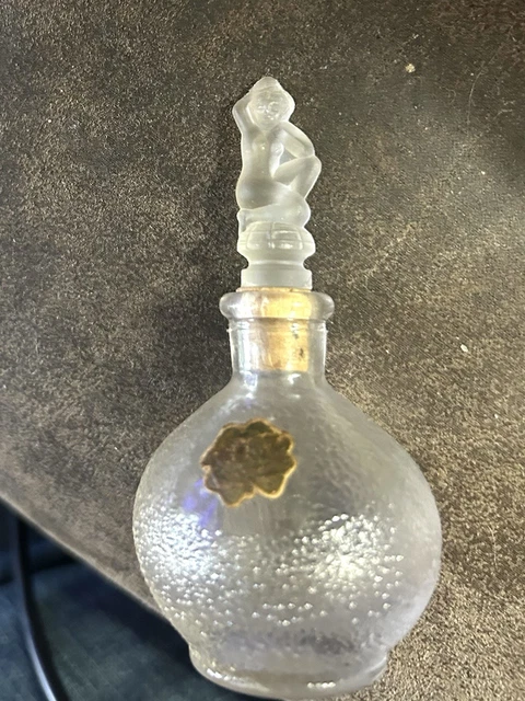 RARE NARCISSE FIGURAL Perfume Bottle Original Label Beautiful Perfect ...