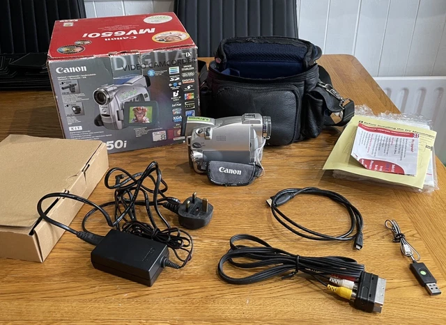 CANON MV650I DIGITAL Video Camcorder With Orginal Box and Manuals £36. ...