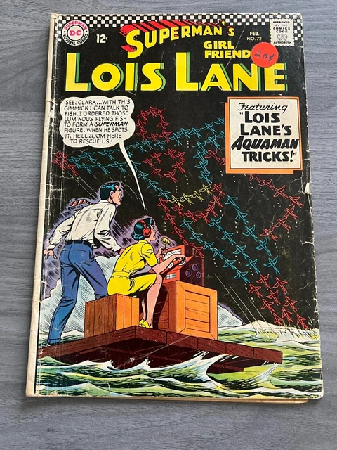 SUPERMAN'S GIRLFRIEND LOIS Lane #72 DC Comics 1967 GD Silver Age EUR 6 ...