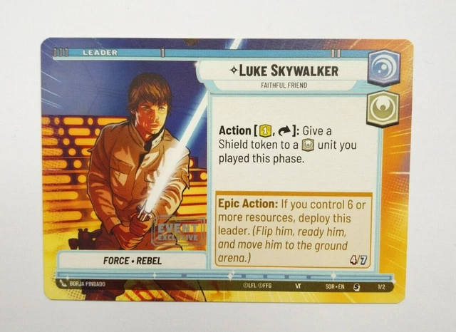 STAR WARS UNLIMITED - Luke Skywalker Event Promo Card - Near Mint EUR ...