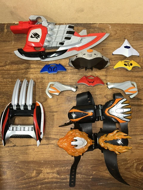 POWER RANGERS JUNGLE Fury Solar Morpher Rhino Morpher Gauntlet Weapons ...