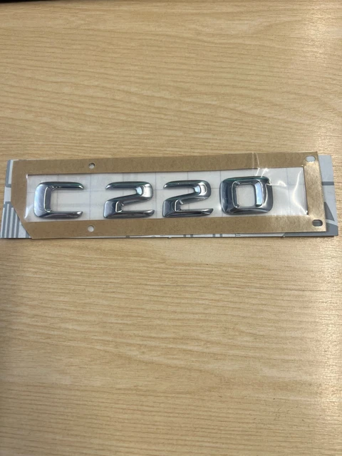 GENUINE NEW MERCEDES C220 REAR BADGE Boot Emblem C-Class W205 S205 2013 ...