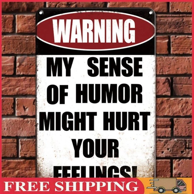 VINTAGE METAL PLATE Warning Sign Rectangular Iron Painting Wall Art ...