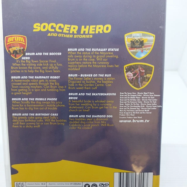 BRUM - SOCCER Hero / Runaway Statue (DVD, 1992) $17.95 - PicClick AU