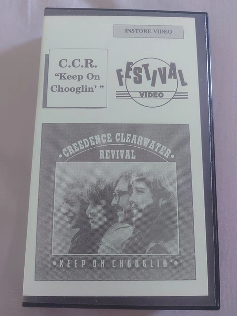 CREEDENCE CLEARWATER REVIVAL CCR Keep On Chooglin' RARE Aus Promo VHS ...