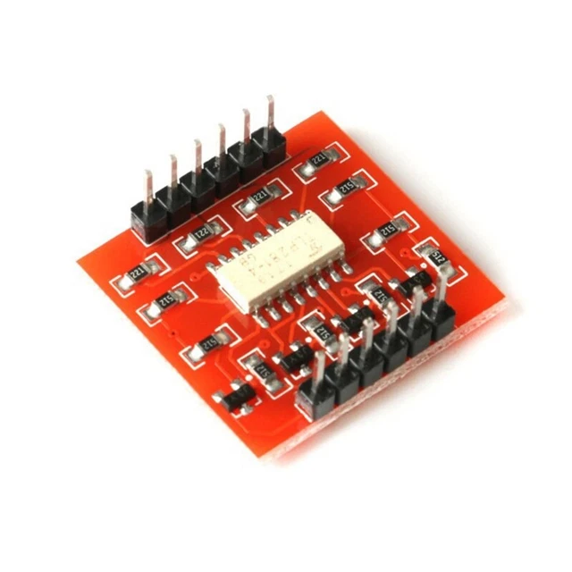 4-CHANNEL OPTO-ISOLATOR IC Module High and Low Level Expansion Board ...