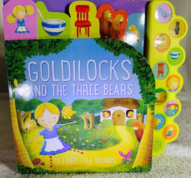 GOLDILOCKS AND THE Three Bears Sound Book / Board Book with 10 Sound ...