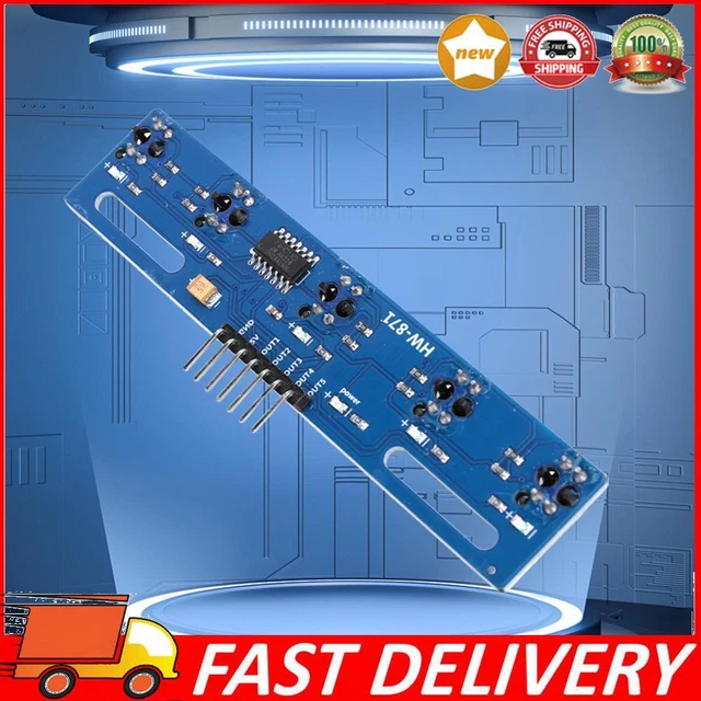 5 CHANNEL IR Infrared Obstacle Avoidance Sensor Module Useful TCRT5000L ...