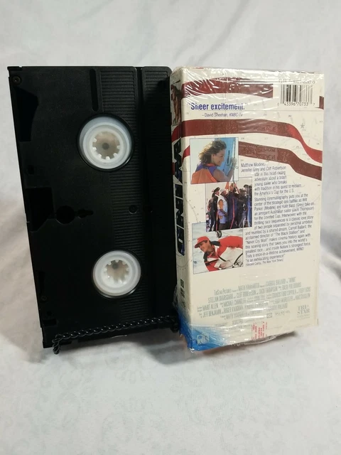 WIND VHS 1992 Matthew Modine JENNIFER GREY Sailing Adventure VERY GOOD ...
