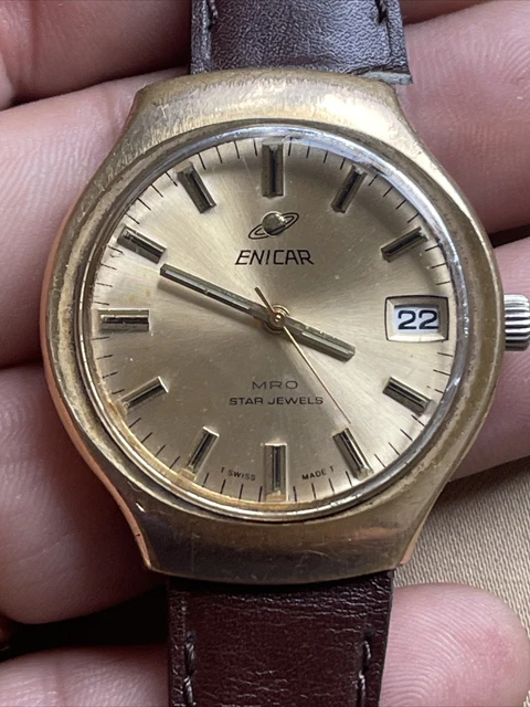 MONTRE ENICAR MRO STAR JEWELS 160-54-17 ENICAR CALIBRE AR 161 ref ...