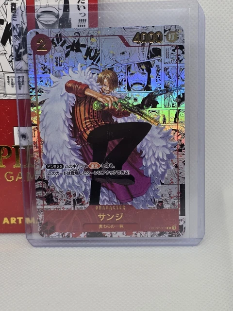 ONE PIECE CARD Game TCG Sanji Manga Rare Alt Art Custom JP Japanisch ...