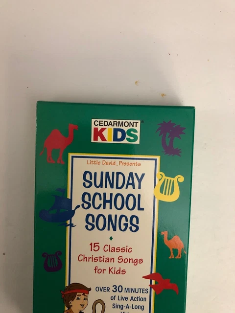 CEDARMONT KIDS SUNDAY School Songs VHS 15 Classic Christian RARE ... CEDARMONT KIDS SUNDAY School Songs VHS 15 Classic Christian RARE ...