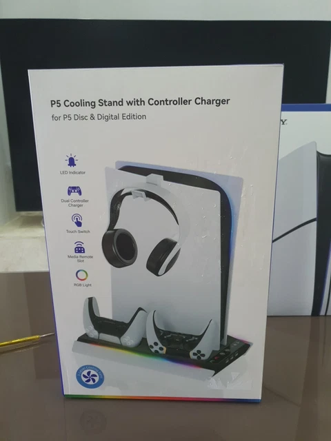 SUPPORTO PER PS5 e Raffreddamento per PS5 Slim Nuovo In garanzia EUR 3,50 - PicClick IT