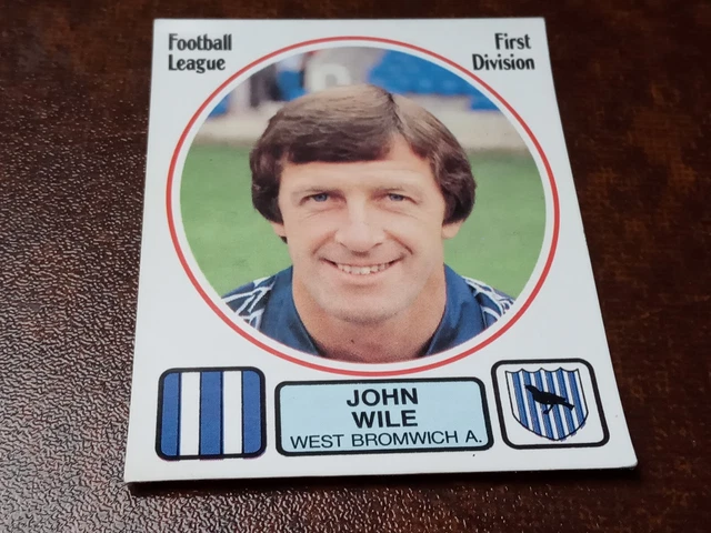 PANINI FOOTBALL 82 No 292 John Wile West Bromwich Albion Very Good ...