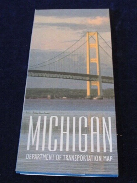 VINTAGE OFFICIAL 1997 Michigan Highway State Road Map Excellent NOS EUR ...