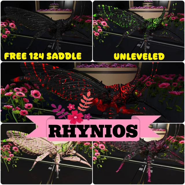 HIGH LEVEL RHYNIOGNATHA ARK🌸 Survival Ascended ASA (Rhynio/Bug) PVE PC ...