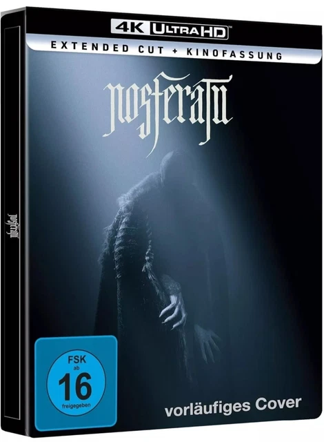 NOSFERATU (2025) 4K UHD Extended Cut Blu-ray Steelbook (NEU & OVP) EUR ...