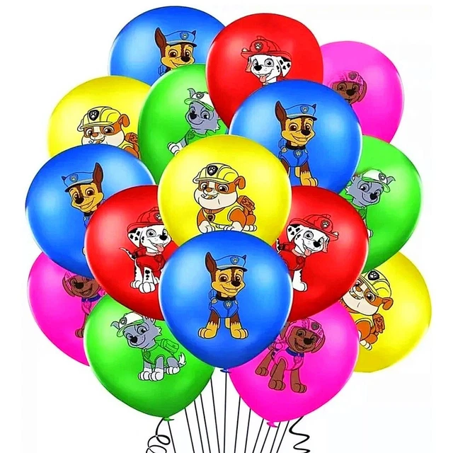 PAW PATROL BIRTHDAY Balloons Party Decoration Marshall Skye Latex ...