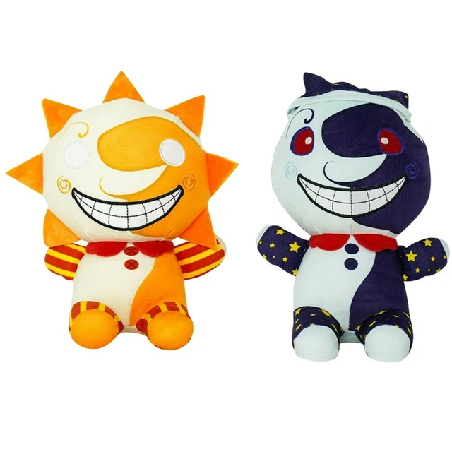 SUNDROP/MOONDROP (FNAF SECURITY Breach) Clown Sun Doll Plush Stuffed ...