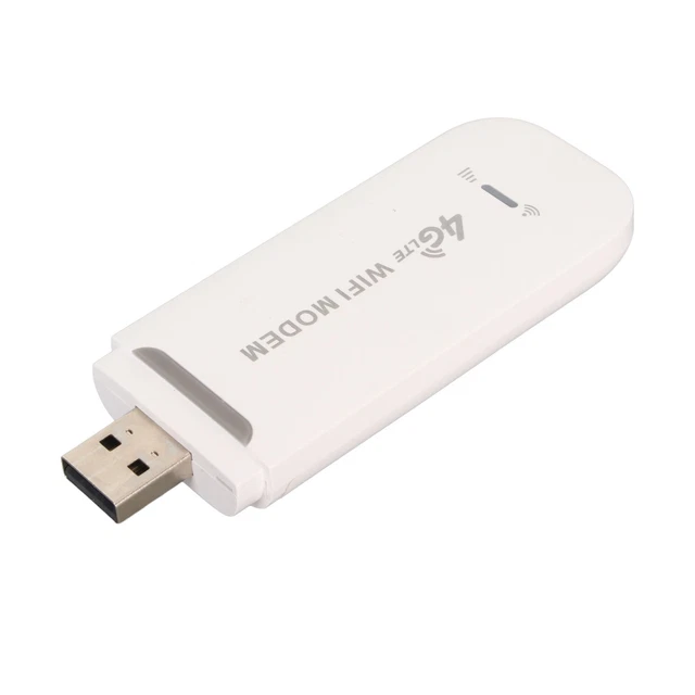 (WHITE)4G LTE MODEM WiFi Router Mobile WiFi Router With SIM Card Slot ...