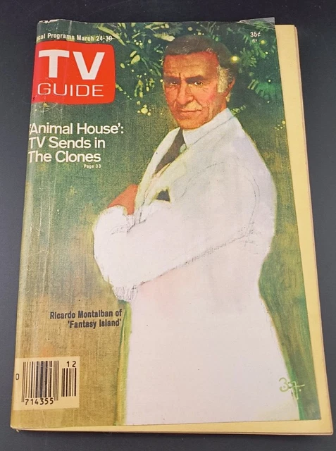TV GUIDE MARCH 24 1979 Ricardo Montalban Fantasy Island Washington ...