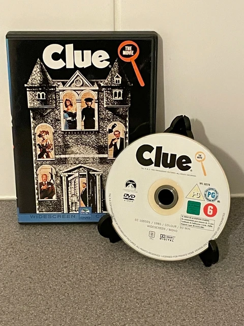 CLUE DVD 1985 Cluedo Murder Mystery Whodunnit Comedy Movie Classic w ...