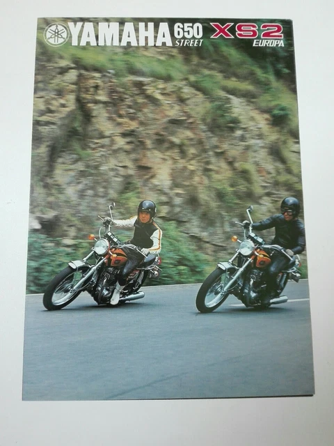 YAMAHA 650 XS2 de 1972 FR-GB Prospectus Catalogue Brochure Moto EUR 41 ...