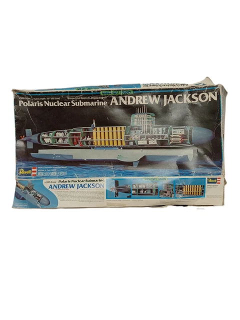 REVELL POLARIS NUCLEAR Submarine Andrew Jackson Model Kit £16.00 ...