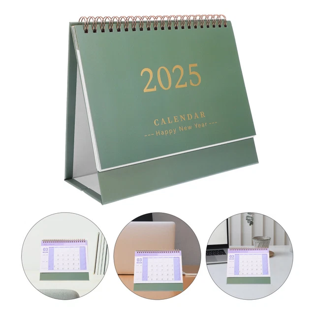 2025 TABLETOP CALENDAR, 2025 Daily Flip Calendar Standing Flip Desktop ...